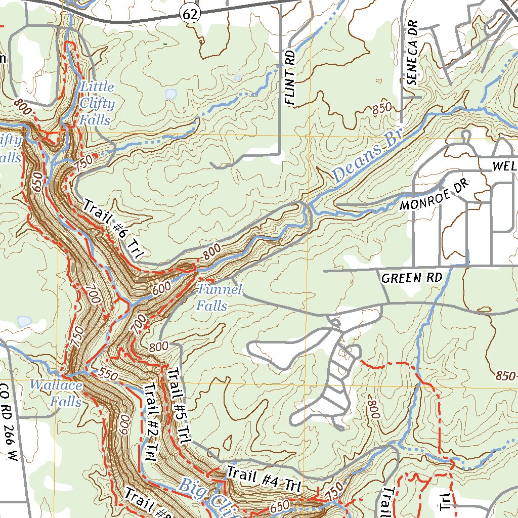Clifty Falls, IN (2022, 24000-Scale) Map by United States Geological ...