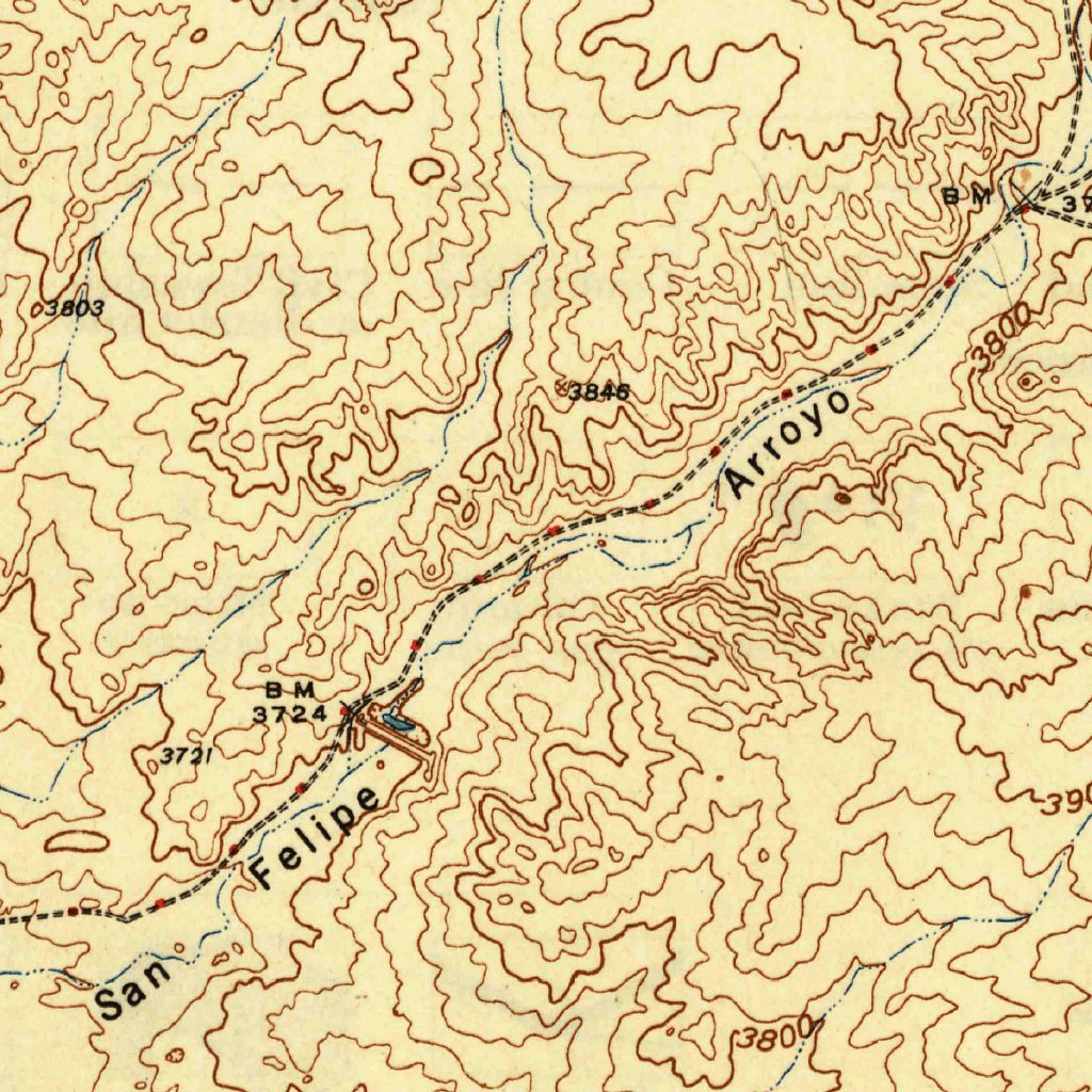Clint, TX (1945, 62500-Scale) Map by United States Geological Survey ...