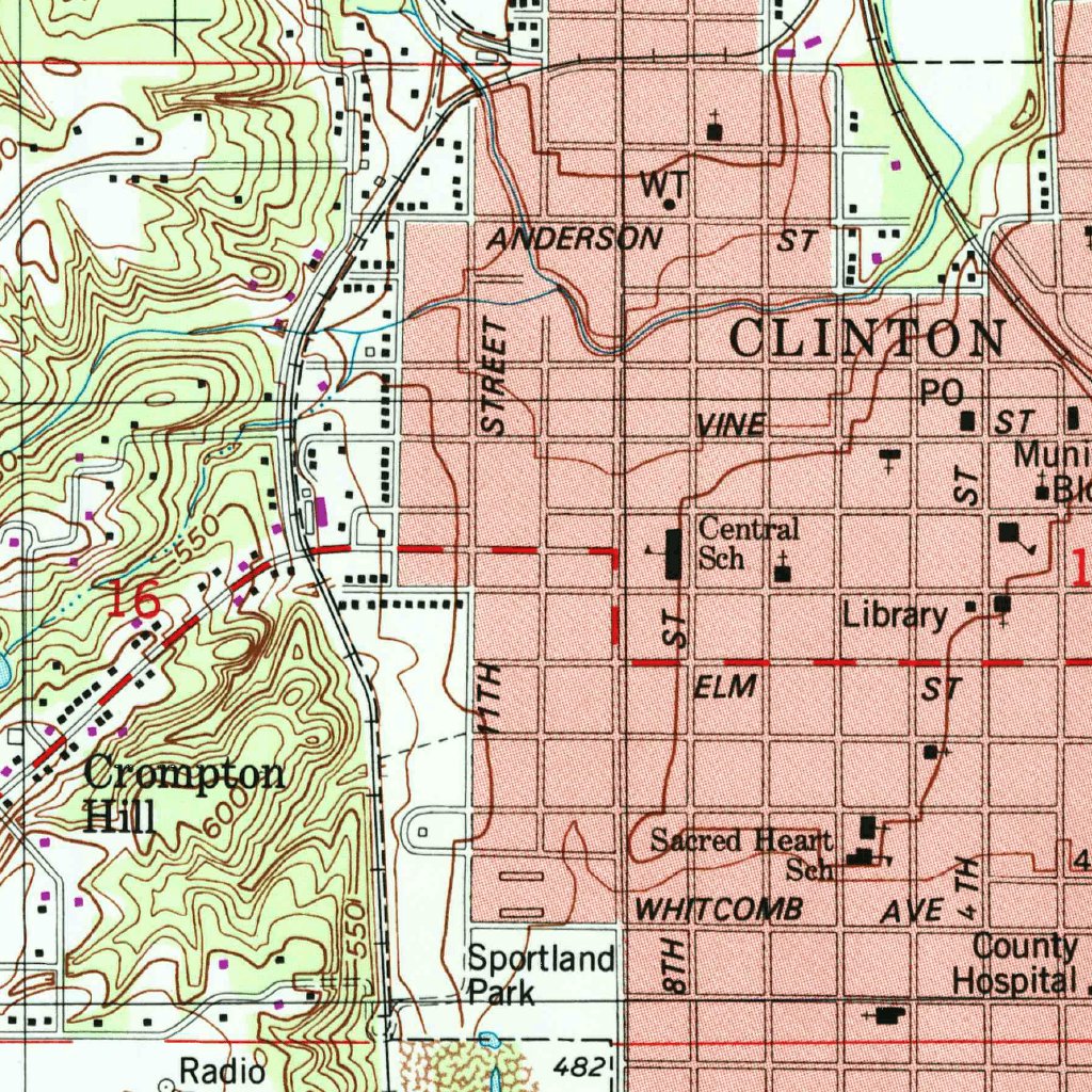 Clinton, IN (1978, 24000-Scale) Map by United States Geological Survey ...