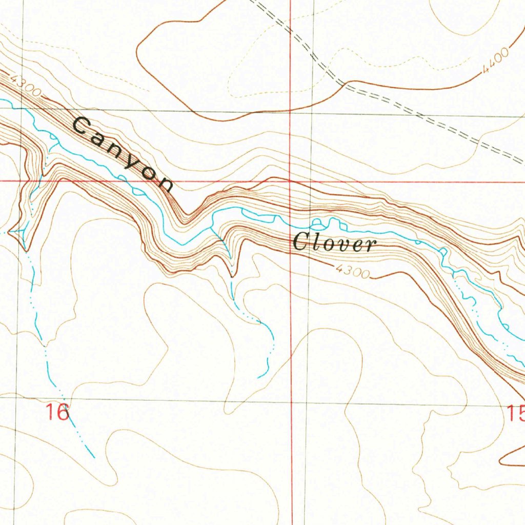 Clover Butte North, ID (1980, 24000-Scale) Map by United States ...