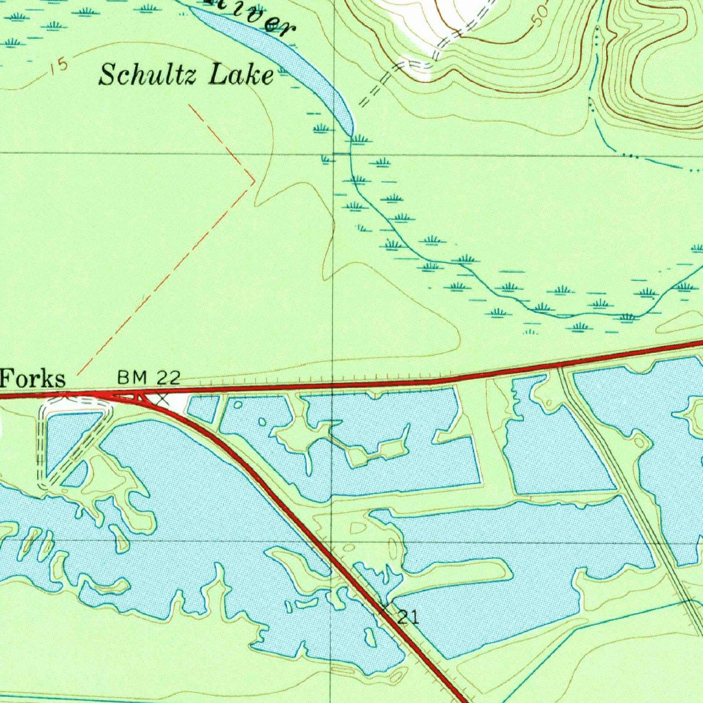 Clubhouse Crossroads, SC (1979, 24000-Scale) Map by United States ...