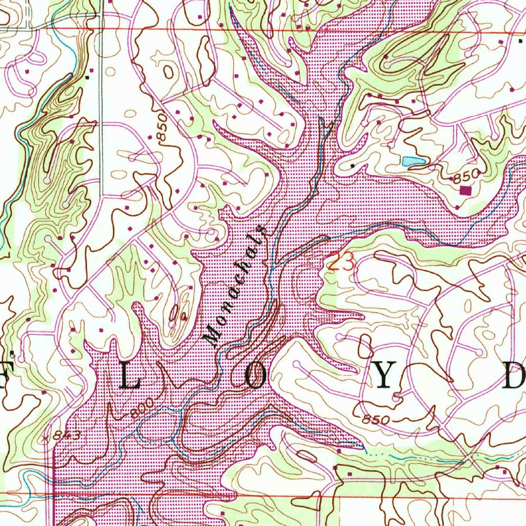 Coatesville, IN (1970, 24000-Scale) Map by United States Geological ...