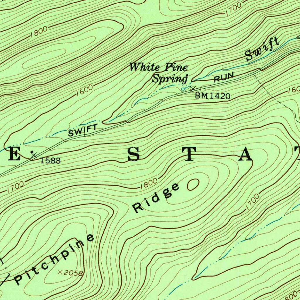 Coburn, PA (1968, 24000-Scale) Map by United States Geological Survey ...