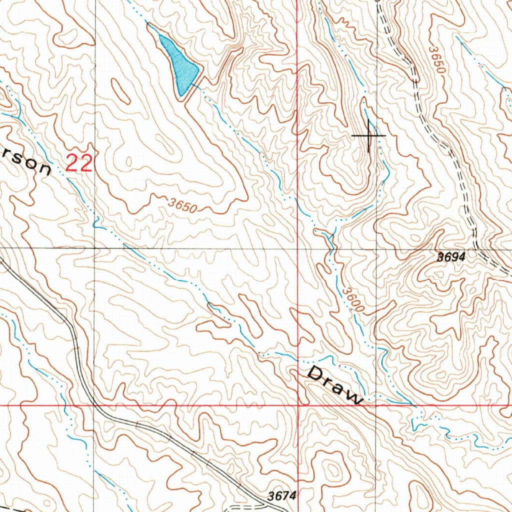 Cochran Reservoir, MT (1982, 24000-Scale) Map by United States ...