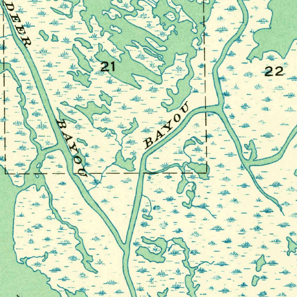 Cocodrie, LA (1935, 31680-Scale) Map by United States Geological Survey ...