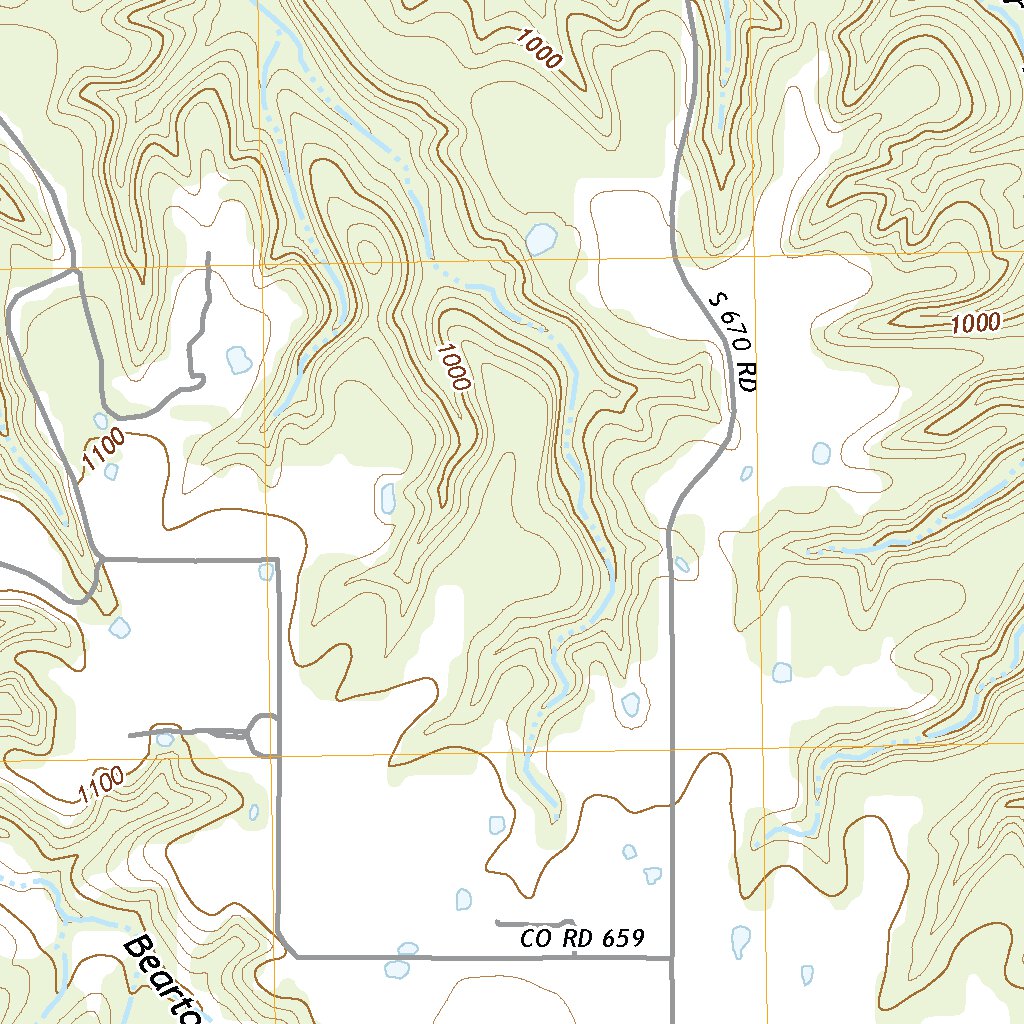 Colcord, OK (2022, 24000-Scale) Map by United States Geological Survey ...