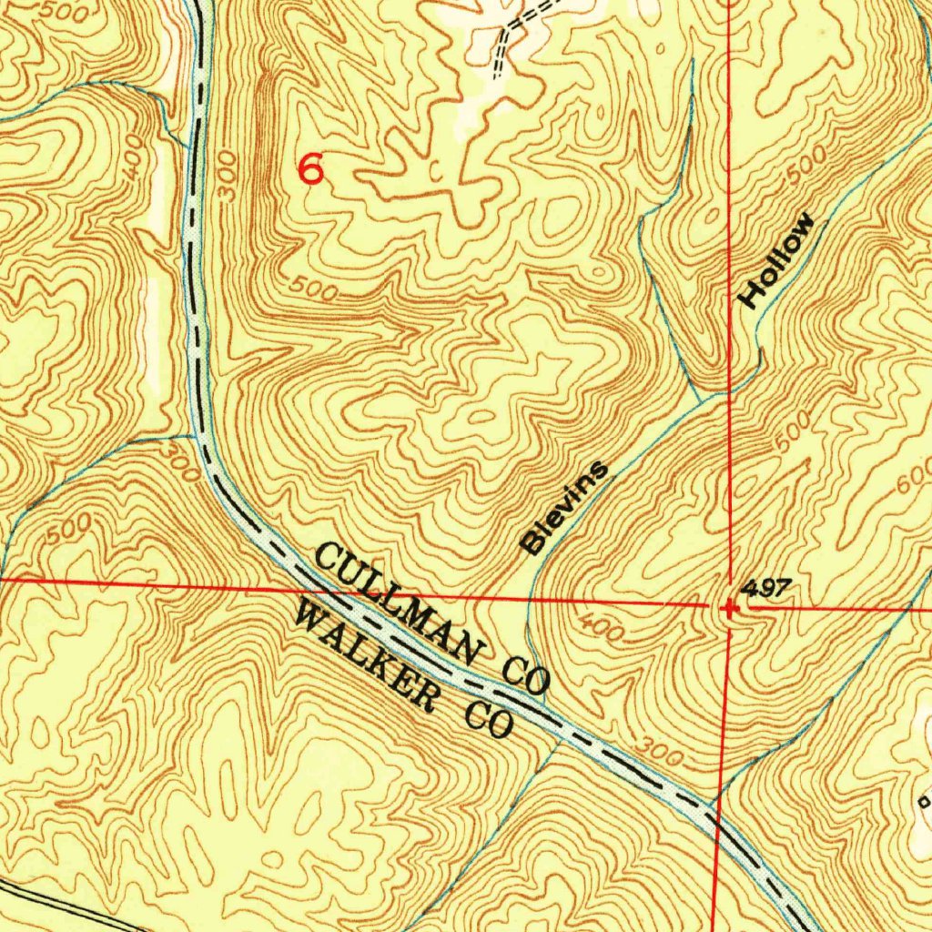 Cold Springs, AL (1951, 24000-Scale) Map by United States Geological ...