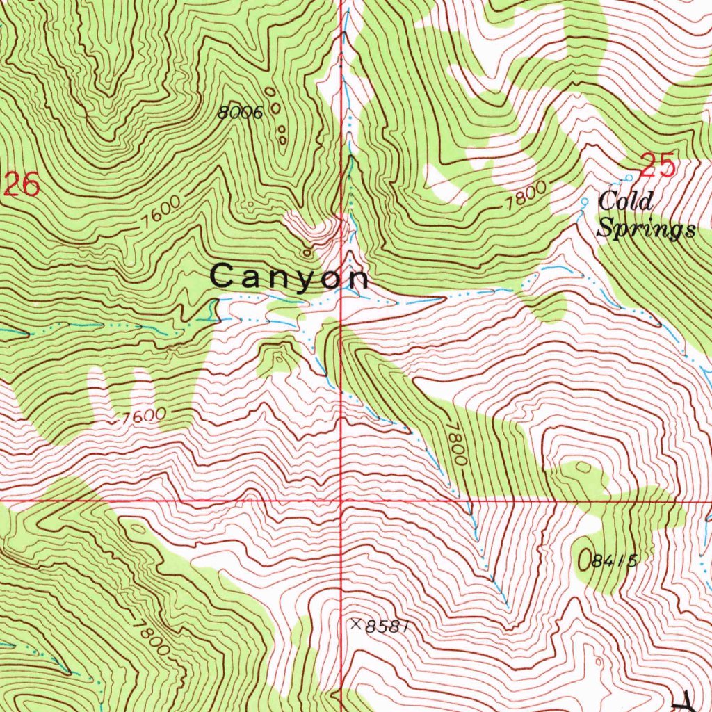 Cold Springs, NV (1969, 24000-Scale) Map by United States Geological ...
