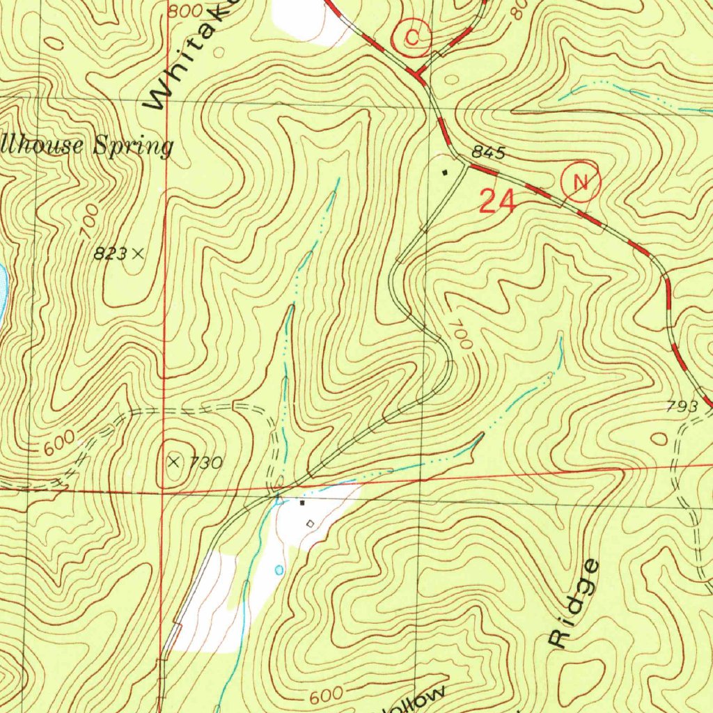 Coldwater, MO (1980, 24000-Scale) Map by United States Geological ...