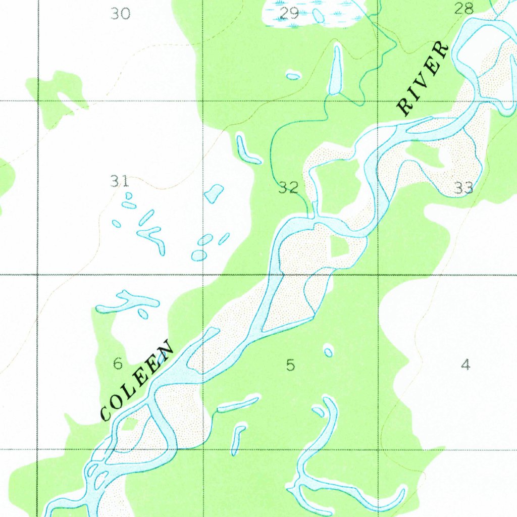 Coleen D-3, AK (1972, 63360-Scale) Map by United States Geological ...