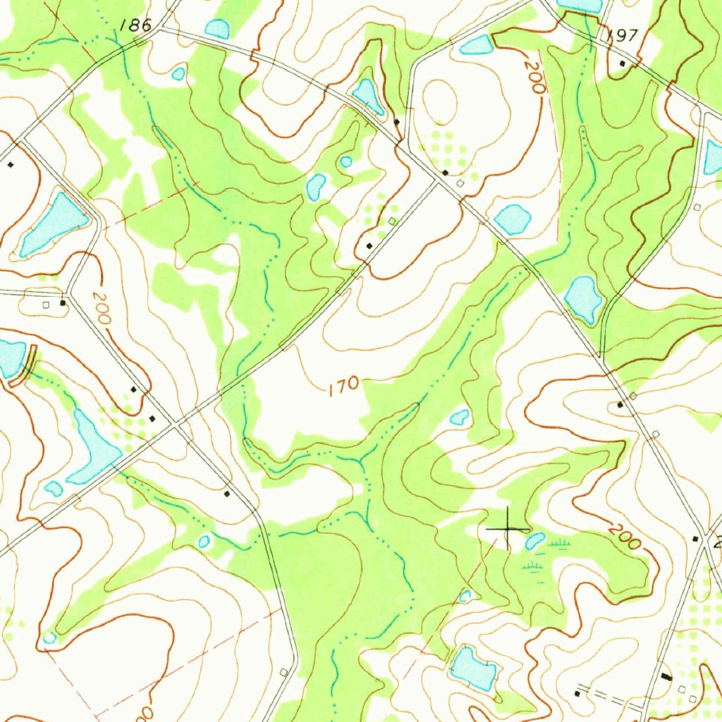 Collins, GA (1970, 24000-Scale) Map by United States Geological Survey ...