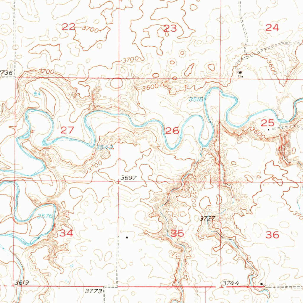 Collins, MT (1950, 62500-Scale) Map by United States Geological Survey ...
