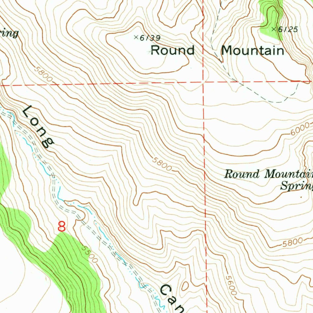 Collins Rim, OR (1968, 24000-Scale) Map by United States Geological ...