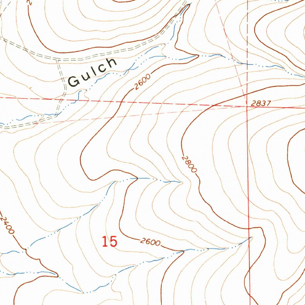 Colockum Pass SE, WA (1966, 24000-Scale) Map by United States ...
