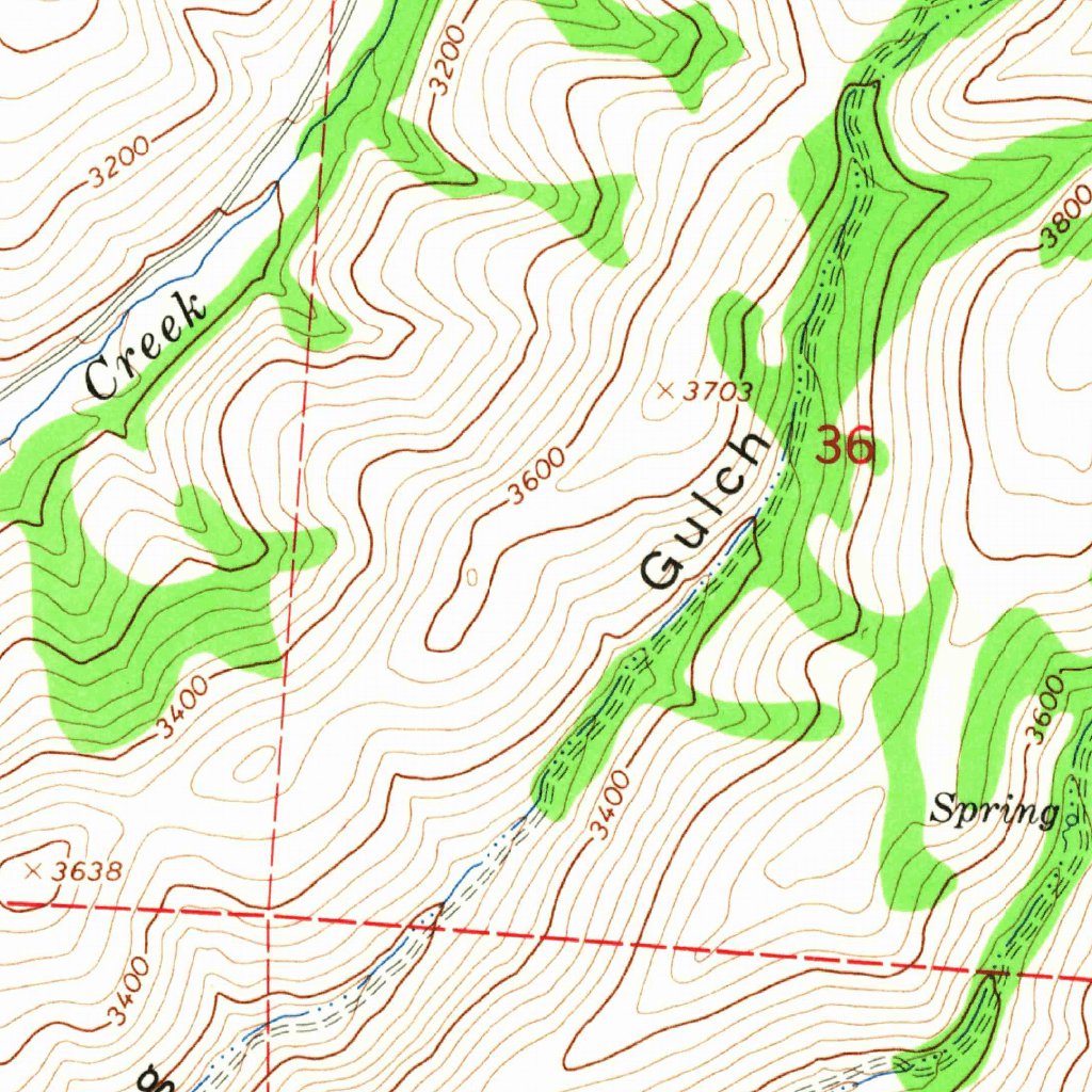 Colockum Pass SE, WA (1966, 24000-Scale) Map by United States ...