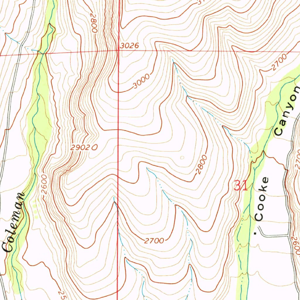 Colockum Pass SW, WA (1966, 24000-Scale) Map by United States ...
