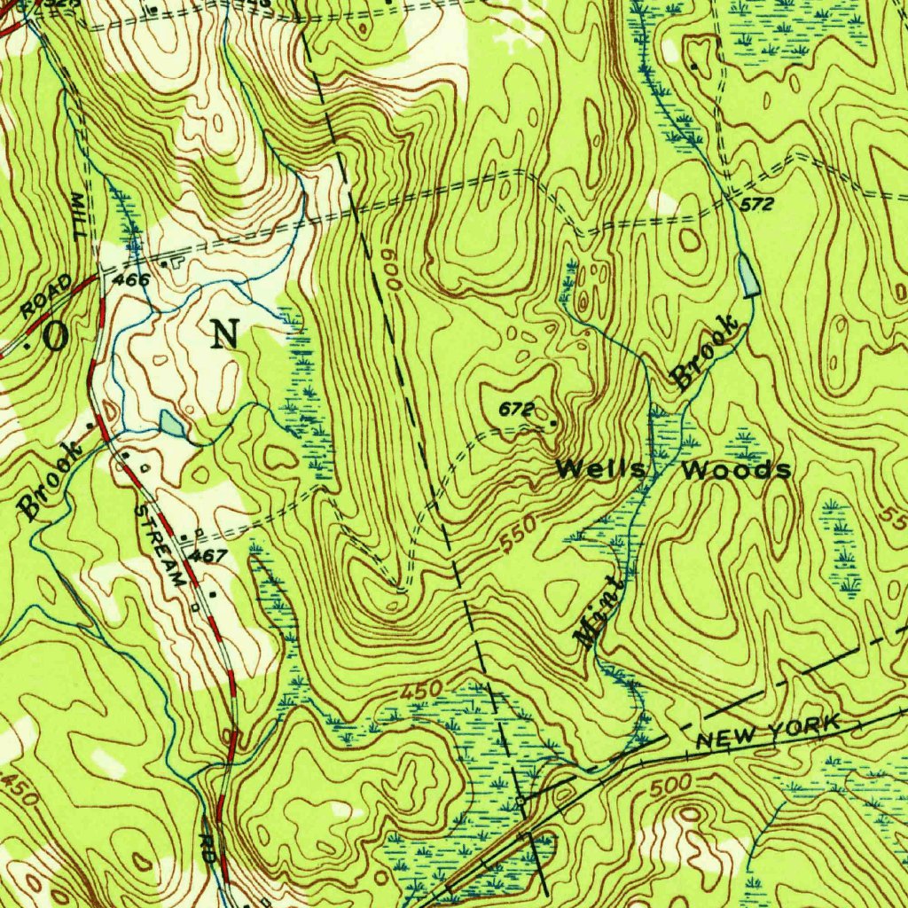 Columbia, CT (1953, 31680-Scale) Map by United States Geological Survey ...