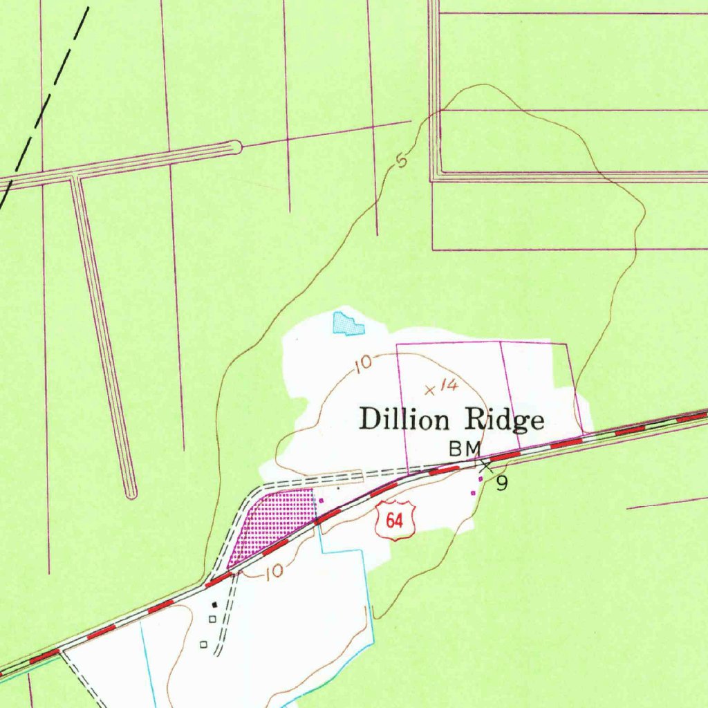 Columbia East, NC (1953, 24000-Scale) Map by United States Geological ...