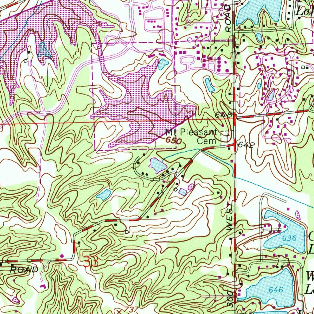 Columbus, IN (1962, 24000-Scale) Map by United States Geological Survey ...