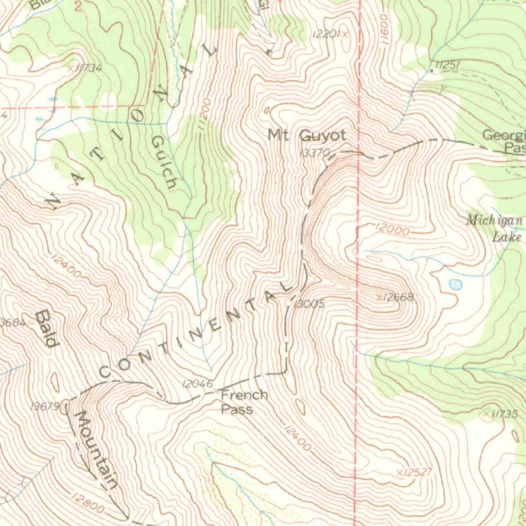 Como, CO (1958, 62500-Scale) Map by United States Geological Survey ...