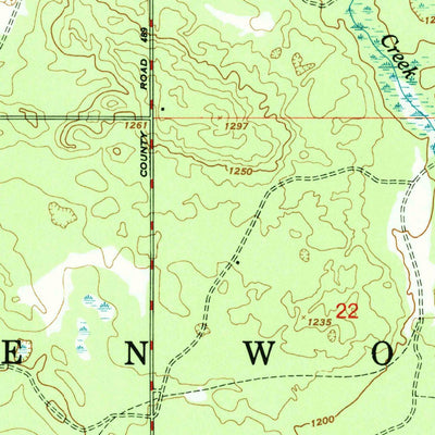 Comstock Hills, MI (1950, 24000-Scale) Map by United States Geological ...
