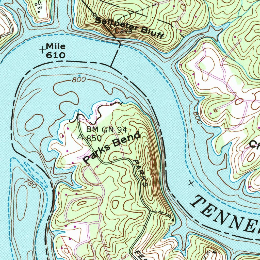 Concord, TN (1968, 24000-Scale) Map by United States Geological Survey ...