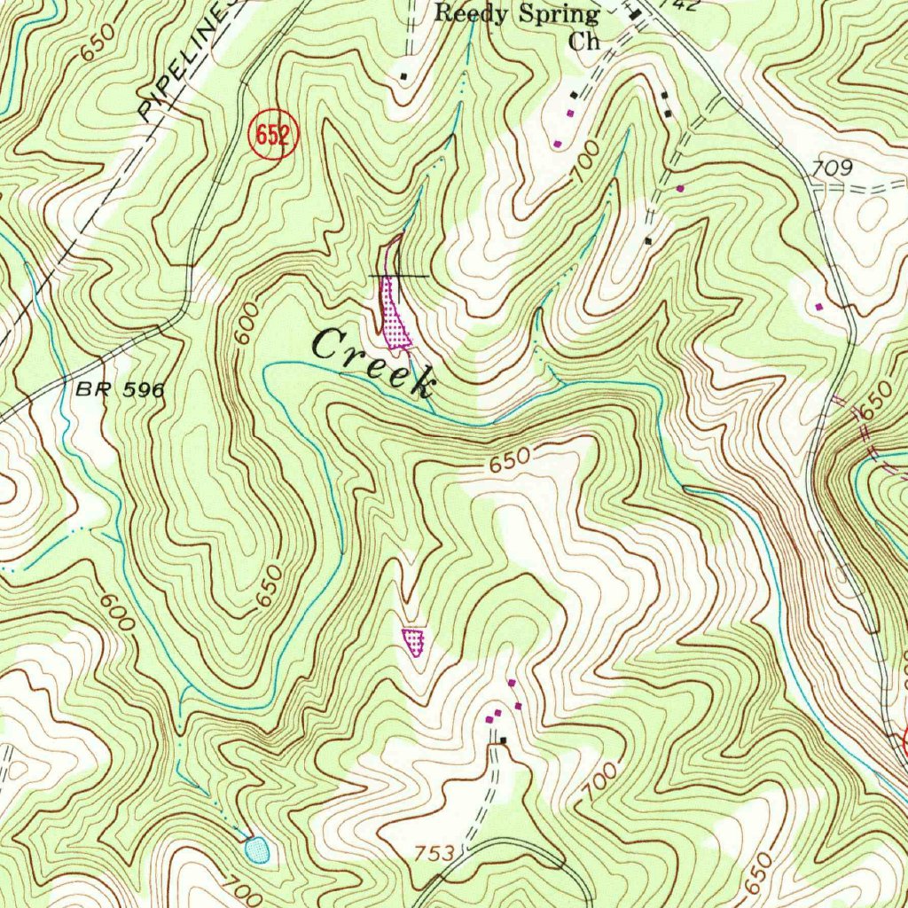 Concord, VA (1968, 24000-Scale) Map by United States Geological Survey ...