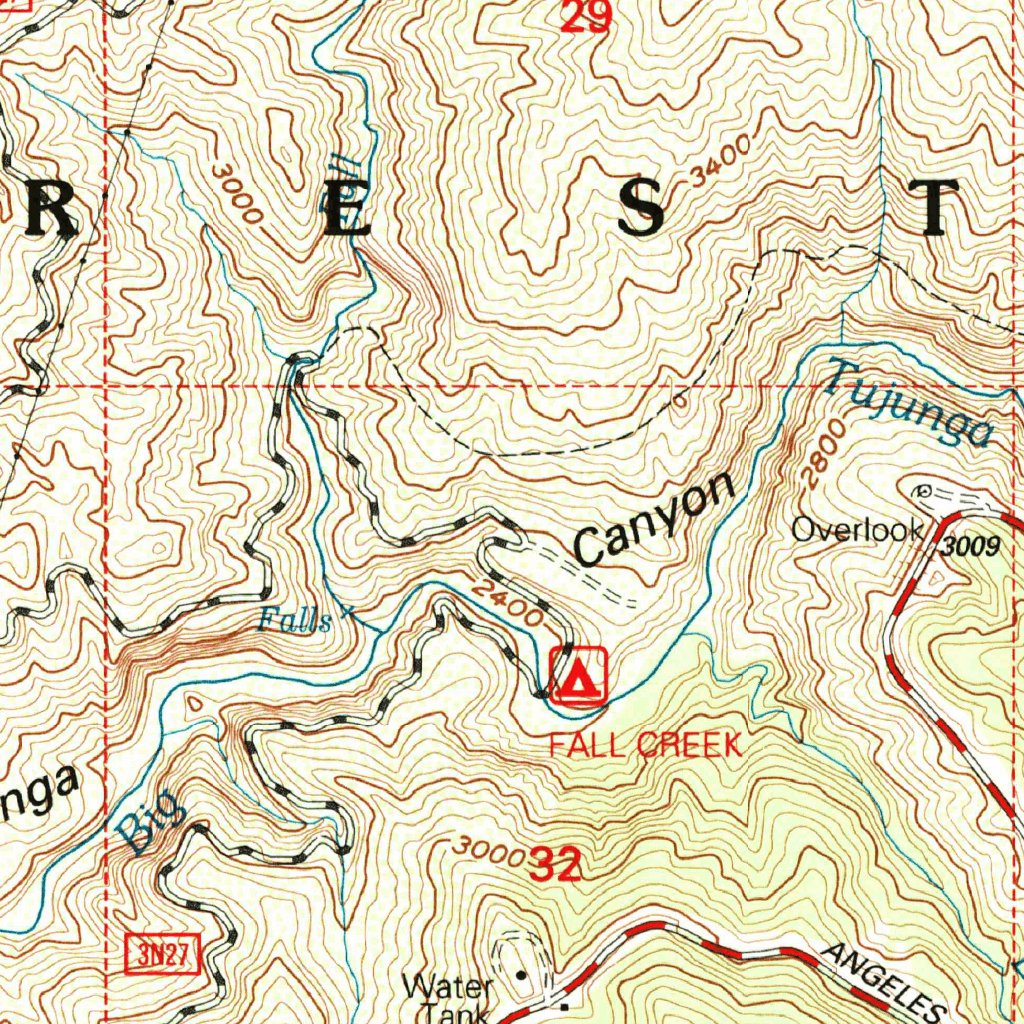 Condor Peak, CA (1995, 24000-Scale) Map by United States Geological ...