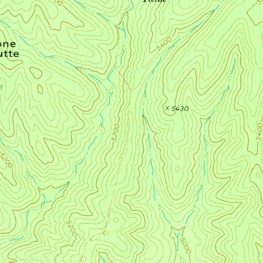 Cone Butte, AZ (1978, 24000-Scale) Map by United States Geological ...