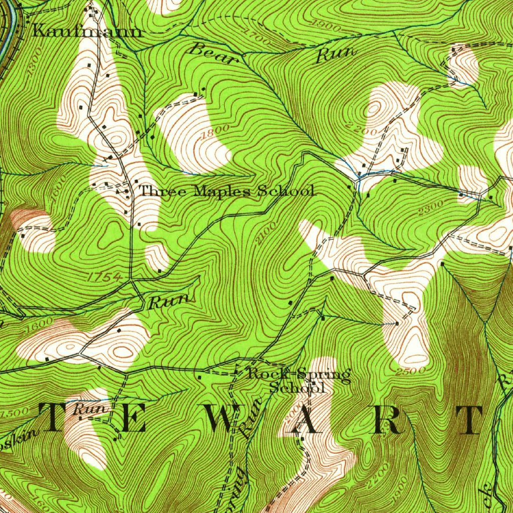 Confluence, PA (1931, 62500-Scale) Map by United States Geological ...