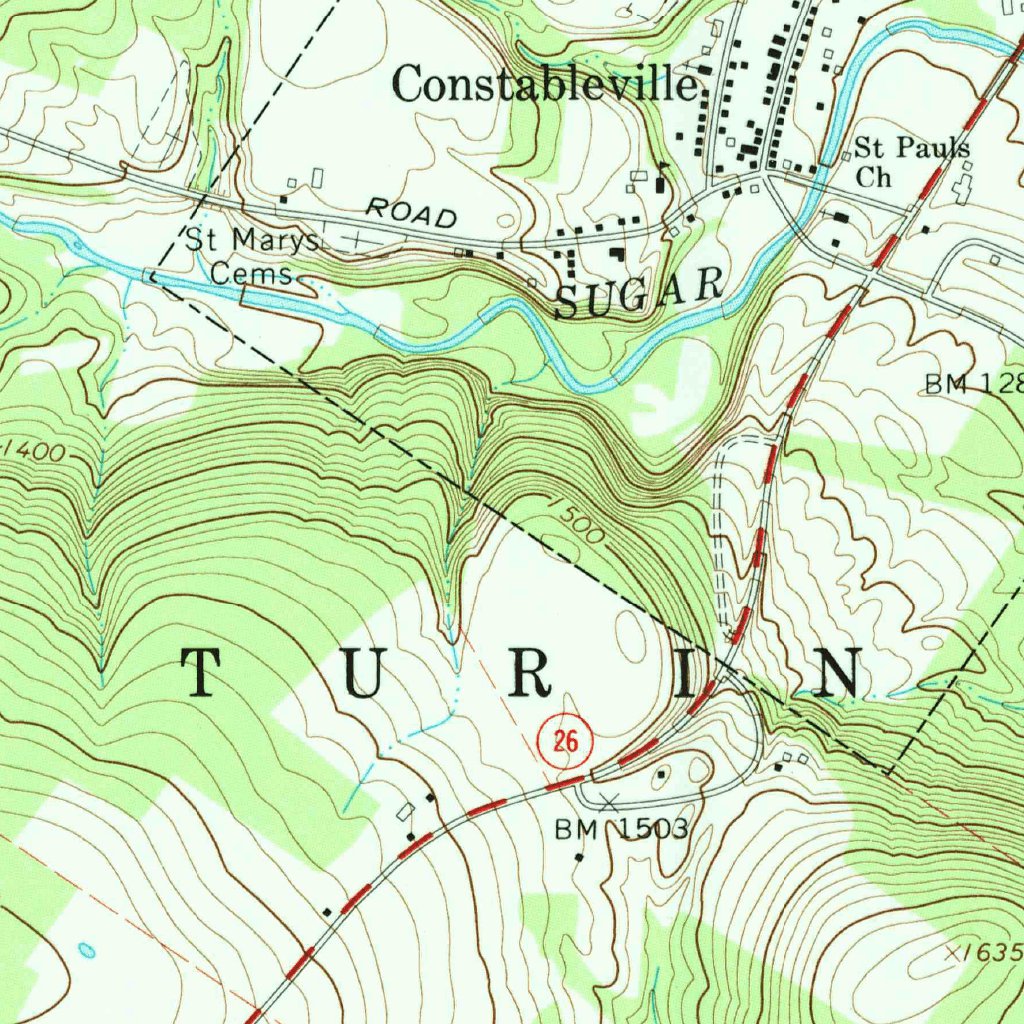Constableville, NY (1966, 24000-Scale) Map by United States Geological ...