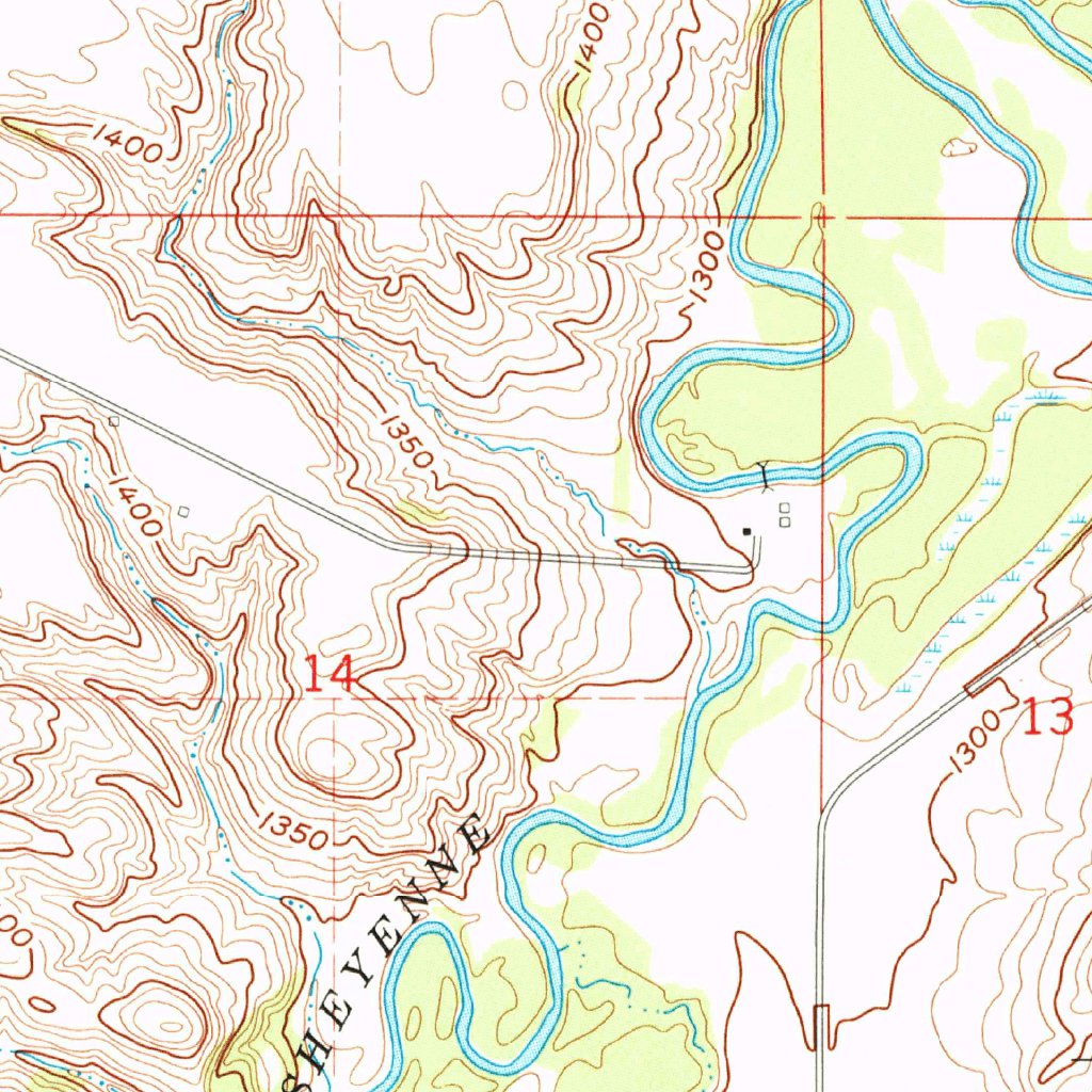 Cooperstown East, ND (1961, 24000-Scale) Map by United States ...