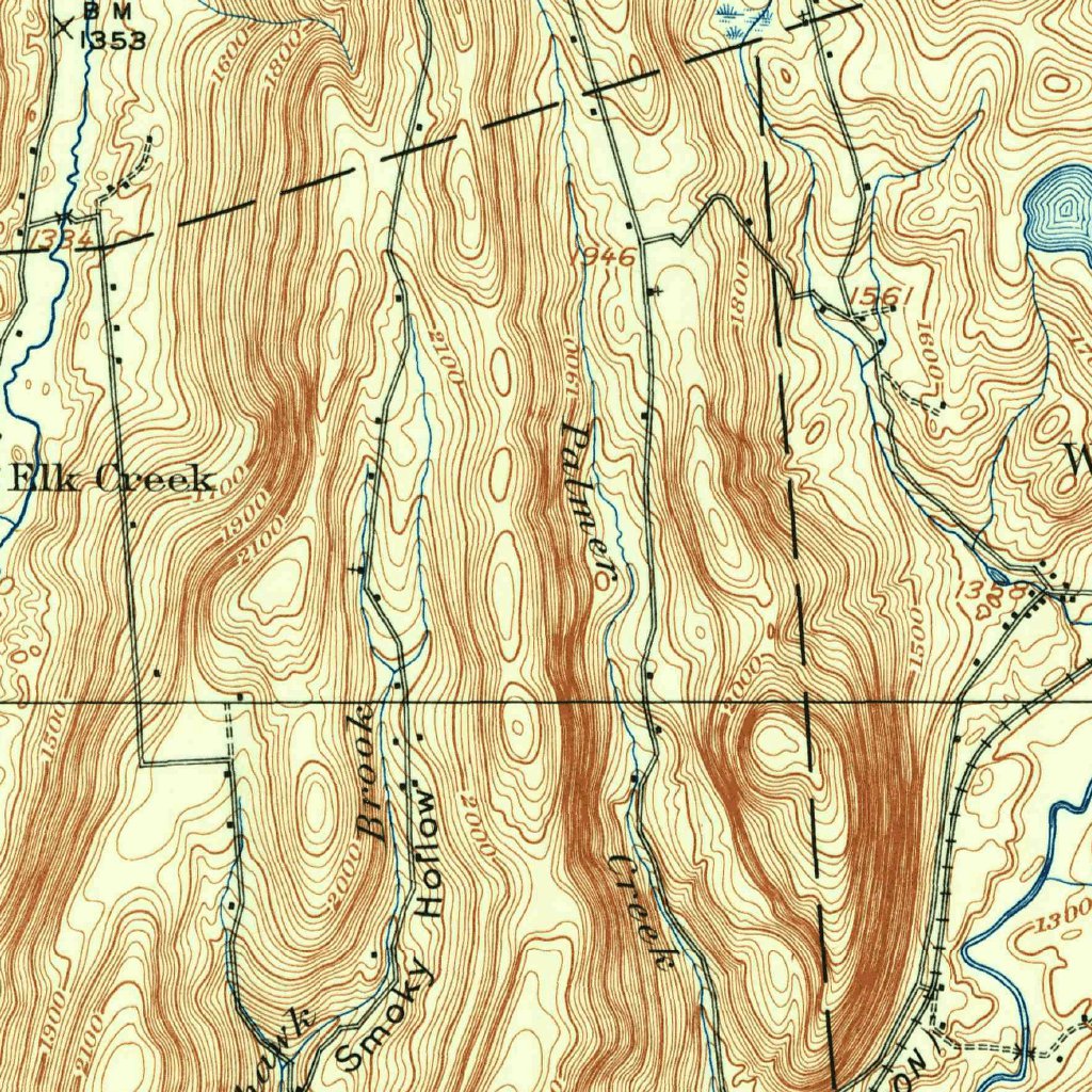 Cooperstown, NY (1907, 62500-Scale) Map by United States Geological ...