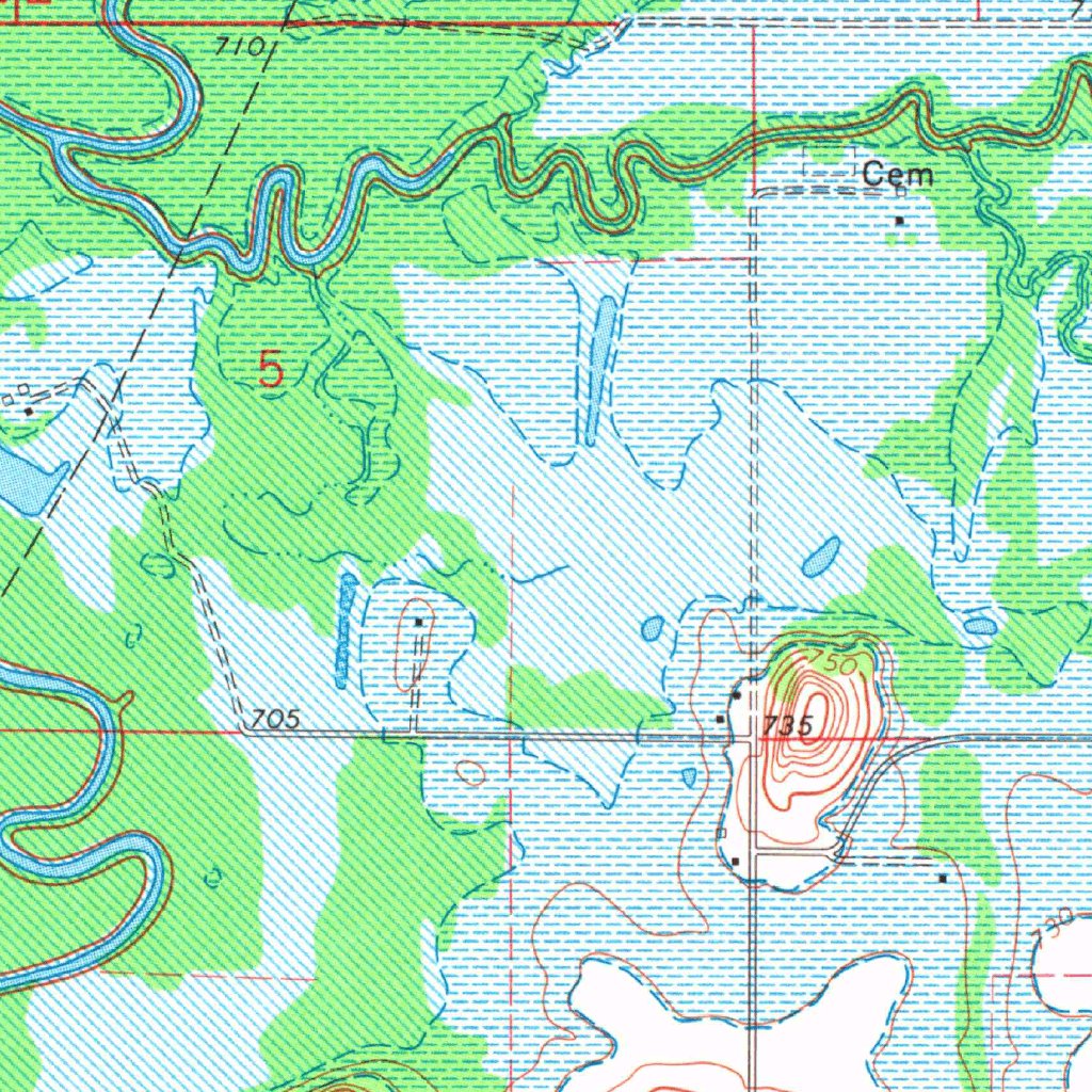 Copan, OK-KS (1972, 24000-Scale) Map by United States Geological Survey ...