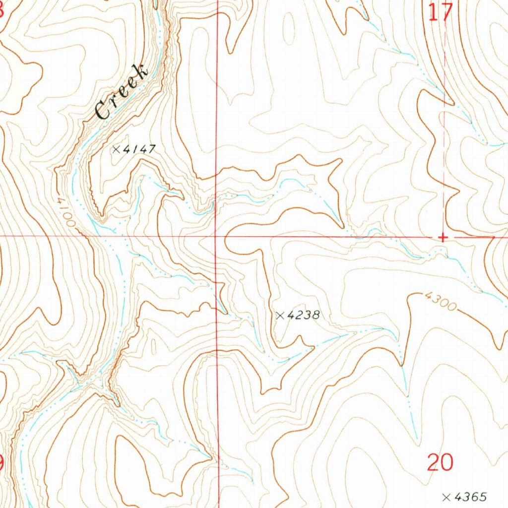 Copeland Reservoirs, OR (1972, 24000-Scale) Map by United States ...