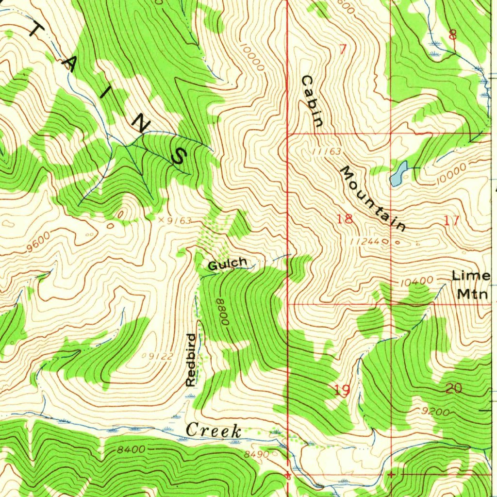 Copper Basin, ID (1960, 62500-Scale) Map by United States Geological ...