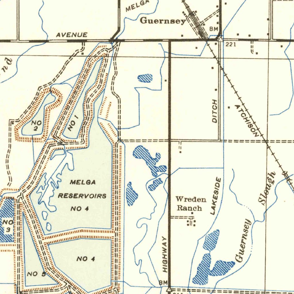 Corcoran, CA (1942, 62500-Scale) Map by United States Geological Survey ...