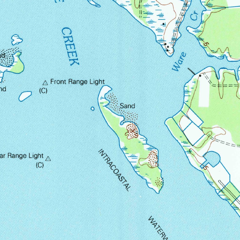 Core Creek, NC (1994, 24000-Scale) Map by United States Geological ...