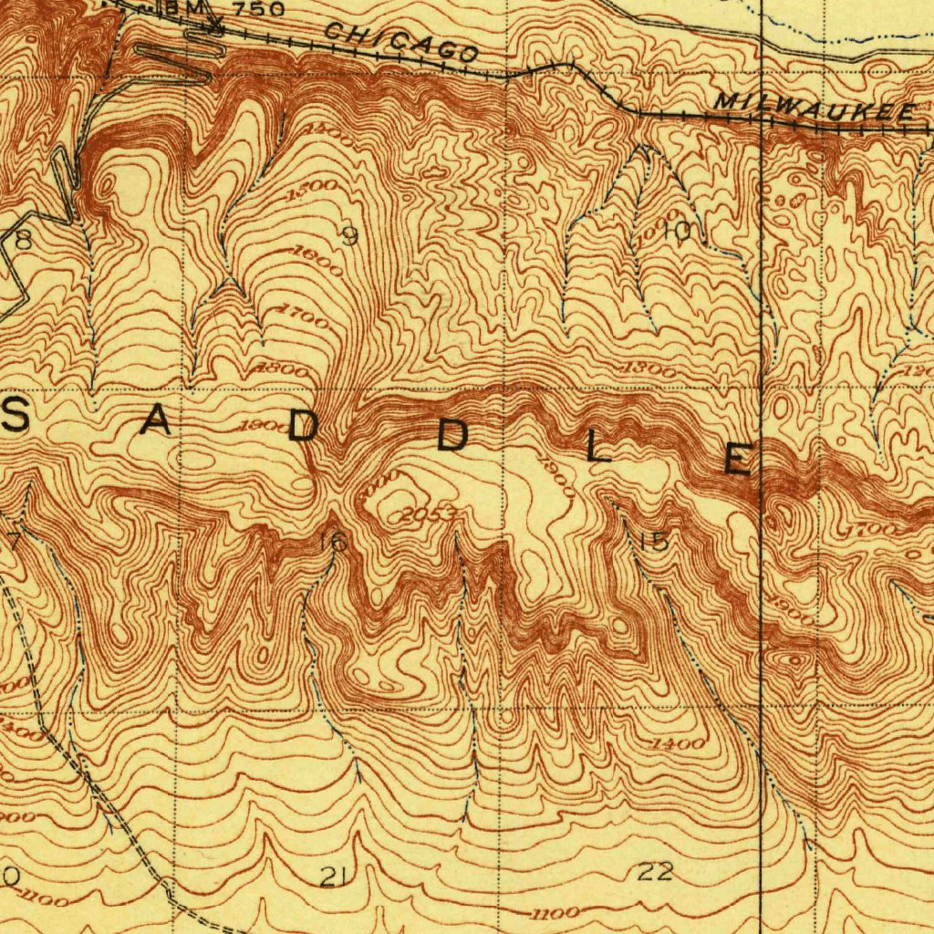 Corfu, WA (1923, 62500-Scale) Map by United States Geological Survey ...