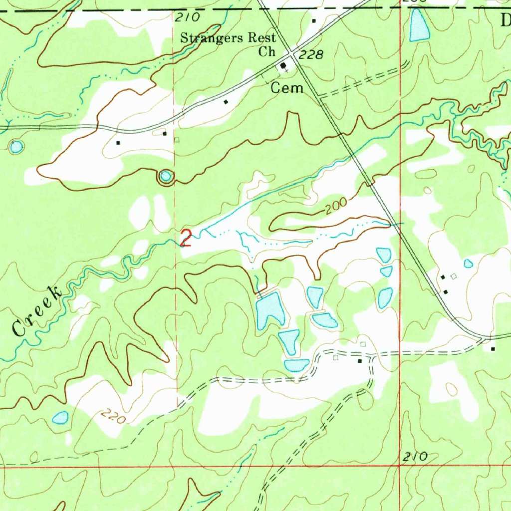 Cornerstone, AR (1973, 24000-Scale) Map by United States Geological ...