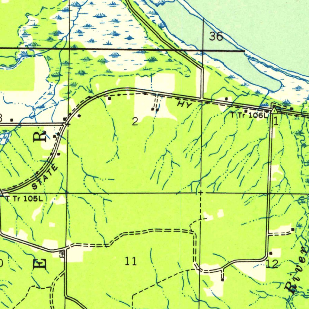 Cornucopia, WI (1944, 48000-Scale) Map by United States Geological ...