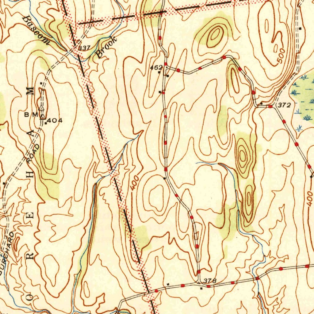 Cornwall, VT (1943, 31680-Scale) Map by United States Geological Survey ...