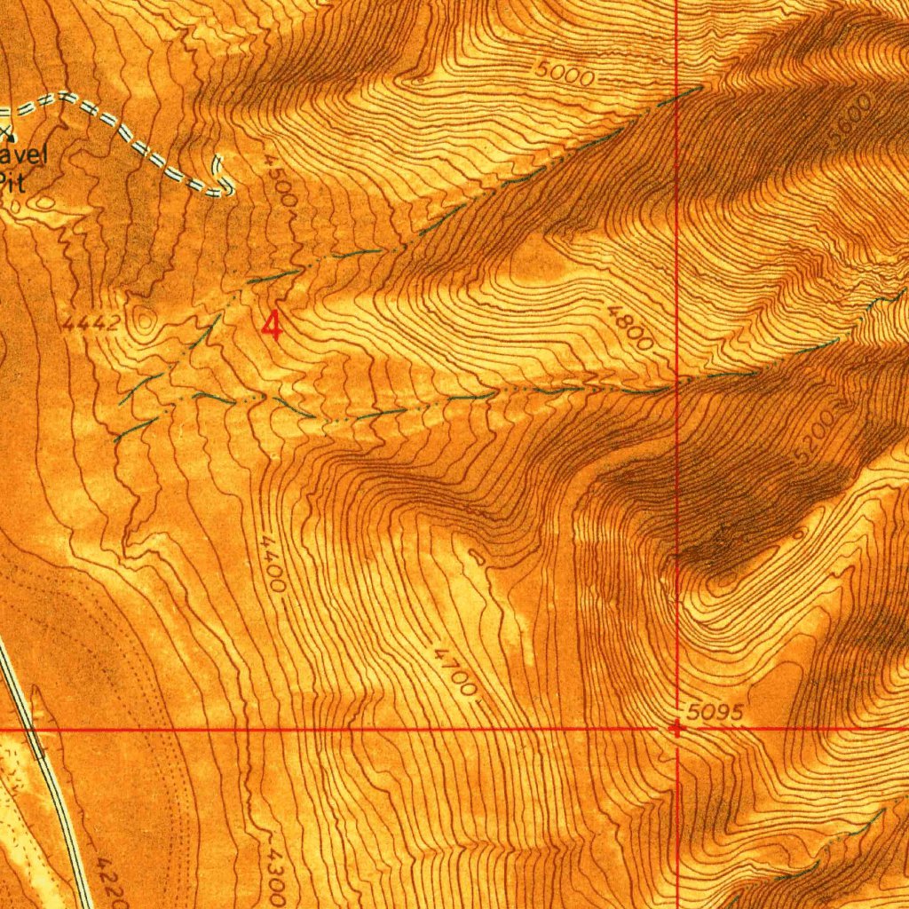 Corral Canyon, UT (1968, 24000-Scale) Map by United States Geological ...