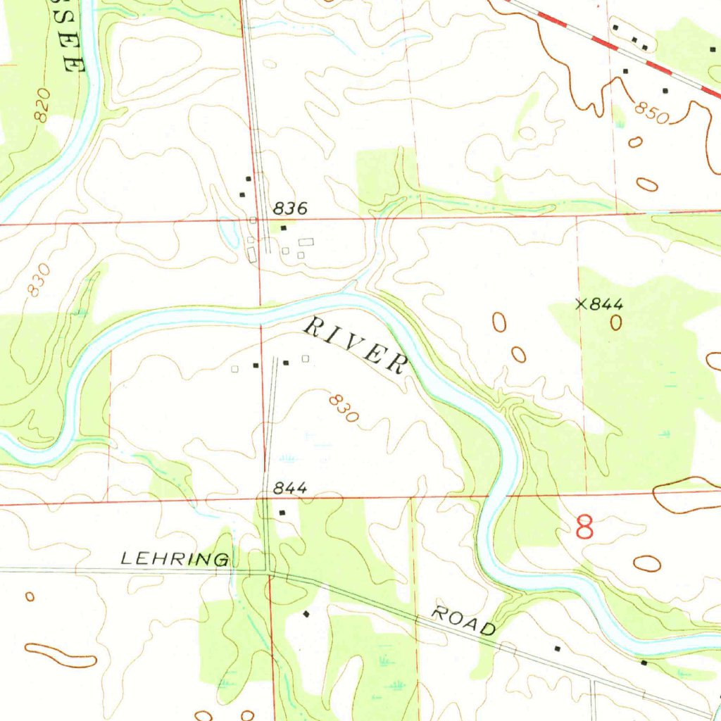 Corunna SE, MI (1972, 24000-Scale) Map by United States Geological ...