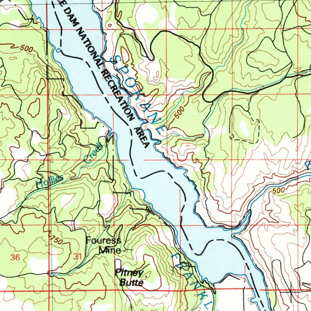 Coulee Dam, WA (1983, 100000-Scale) Map by United States Geological ...