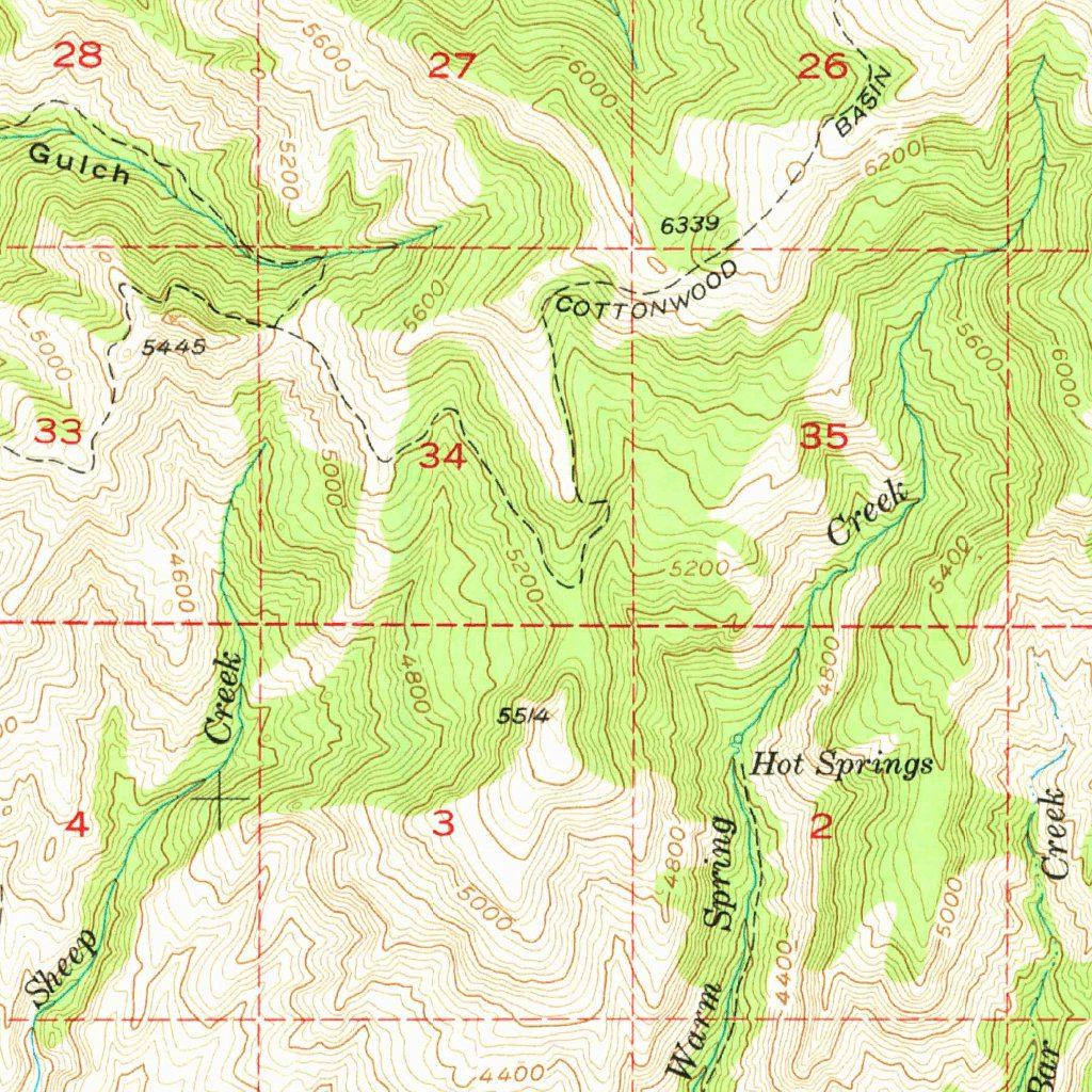 Council, ID (1954, 62500-Scale) Map by United States Geological Survey ...