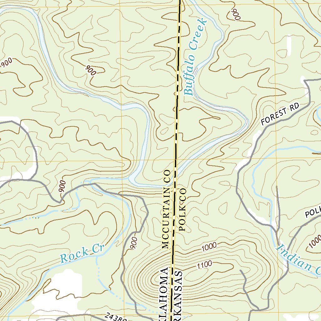 Cove, AR (2020, 24000-Scale) Map by United States Geological Survey ...
