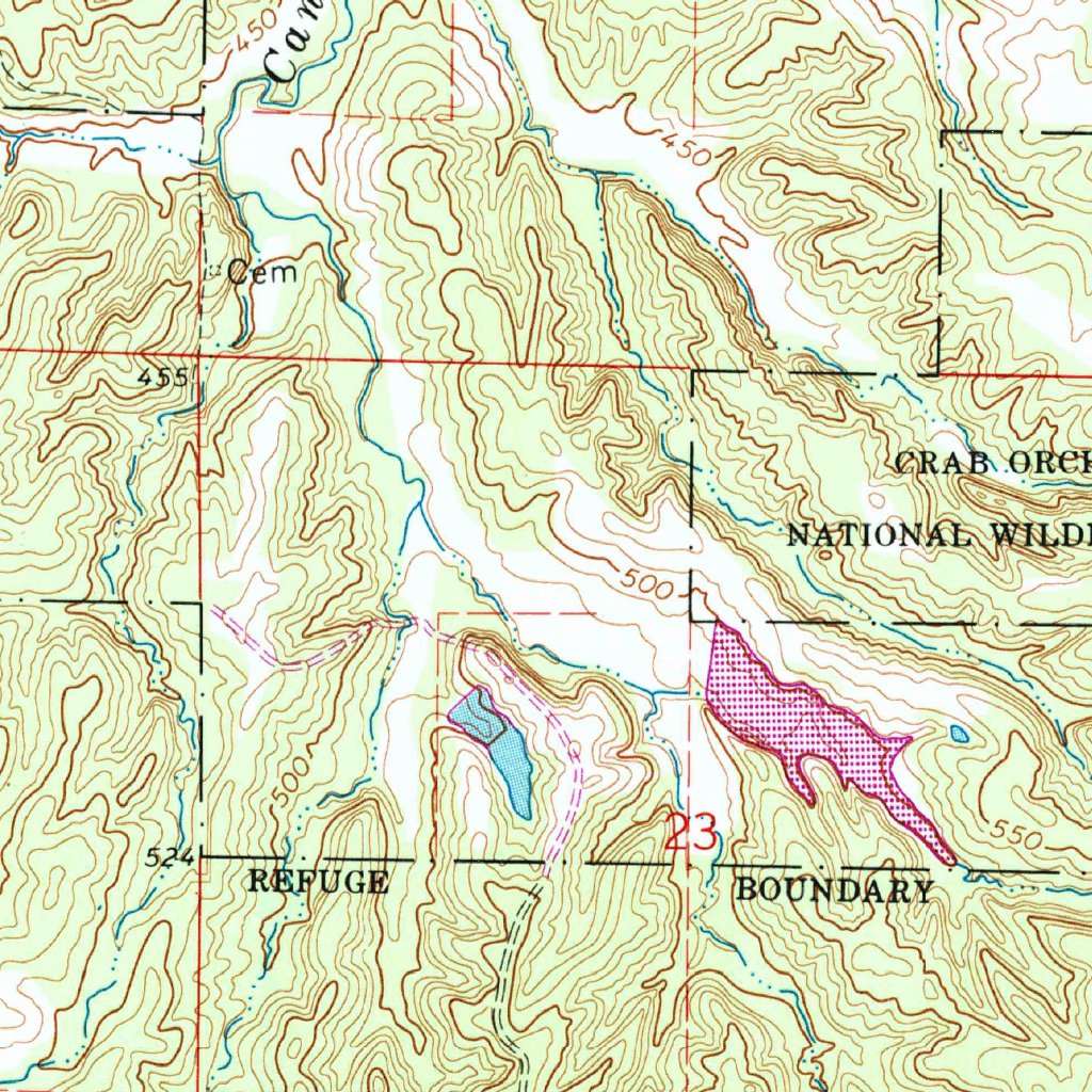 Crab Orchard Lake, IL (1966, 24000-Scale) Map by United States ...