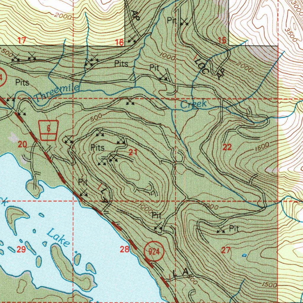 Craig C-3, AK (1994, 63360-Scale) Map by United States Geological ...