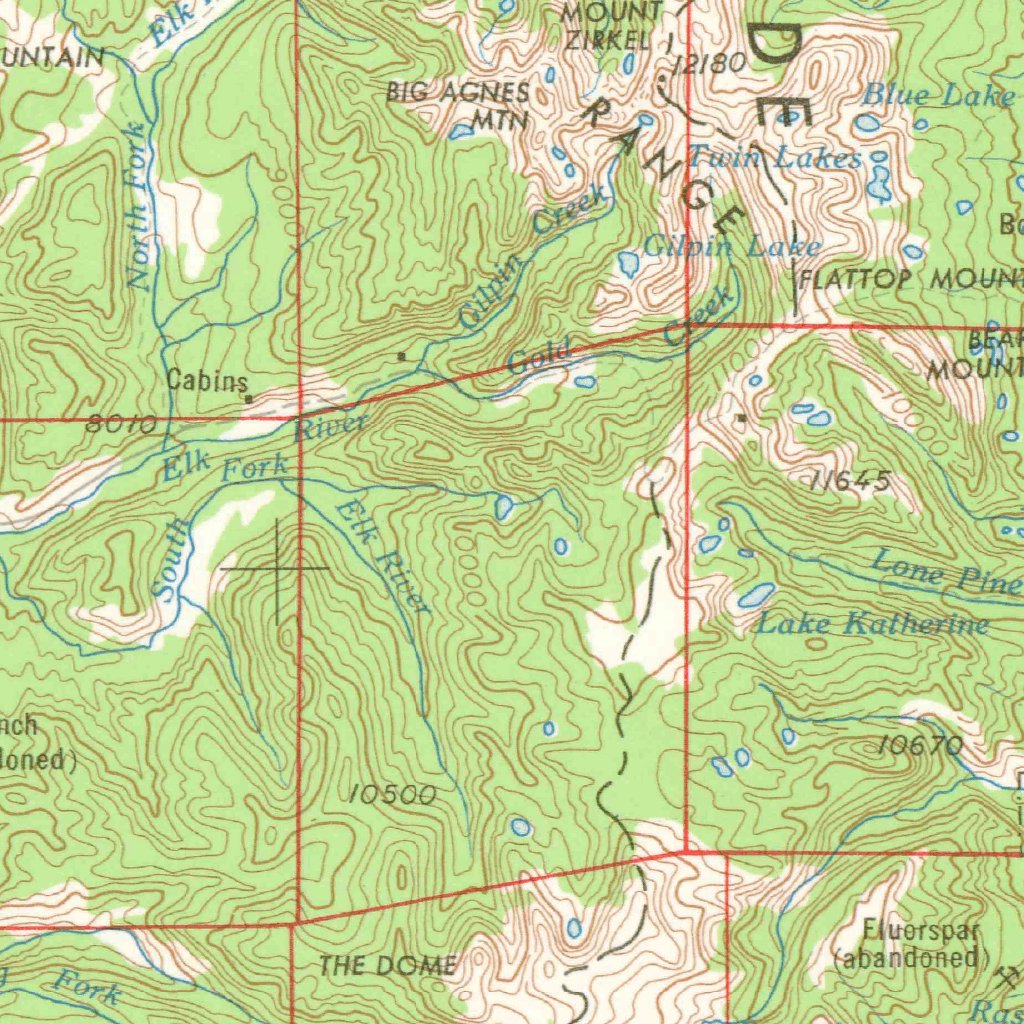 Craig, CO-WY (1964, 250000-Scale) Map by United States Geological ...